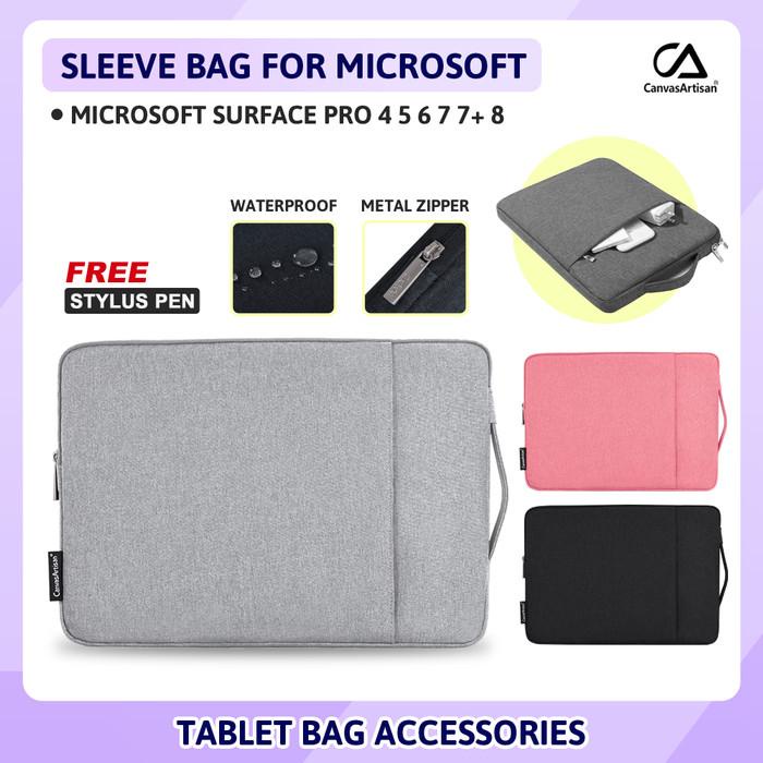 Jual Sleeve Microsoft Surface Pro 4 5 6 7 7+ Plus 8 Tas Sleeve Pouch ...