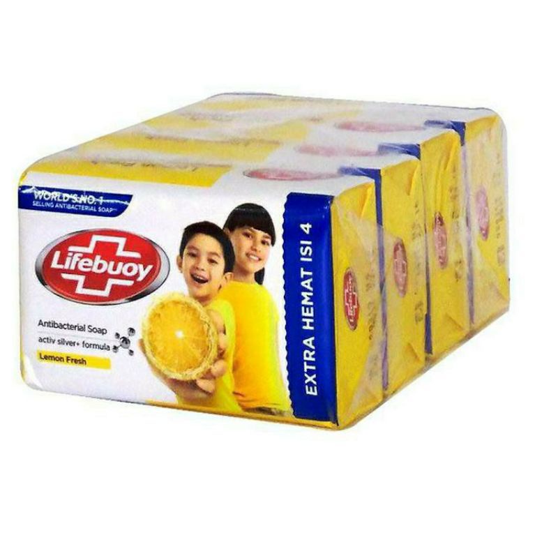 Jual SABUN LIFEBUOY BATANG 100gr ( ISI 4 PC ) | Shopee Indonesia