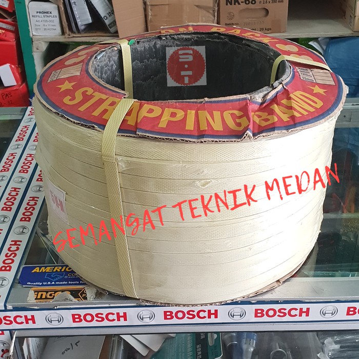 Jual 15mm STRAPPING BAND TALI KLEM KLAM STRAPPING PACKING KARDUS 15mm ...