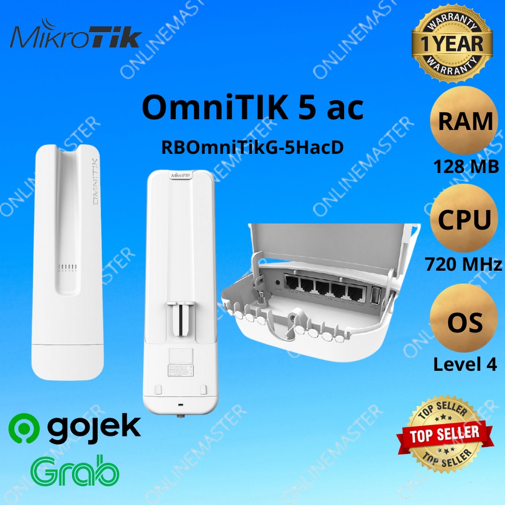 Jual Mikrotik Omnitik-AC (RBOmniTikG-5HacD) | Shopee Indonesia