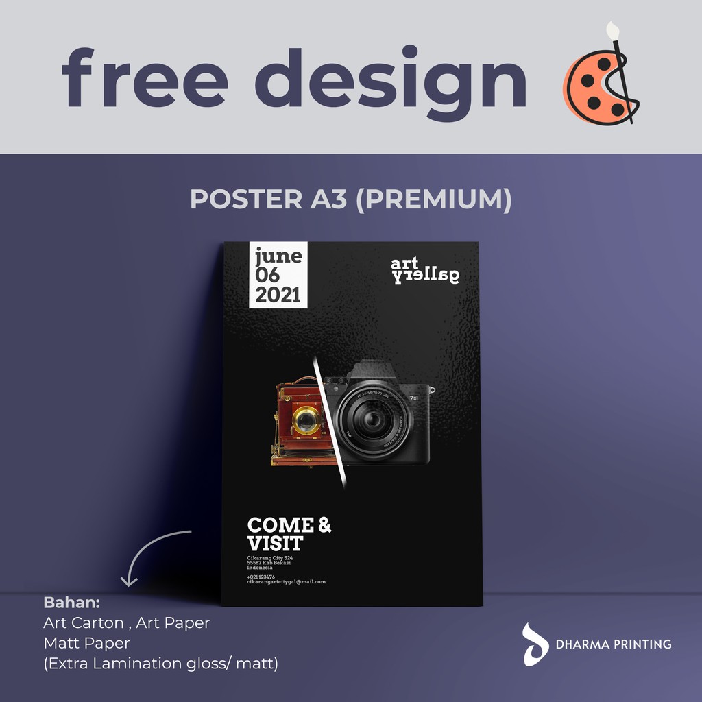 Jual Poster A3 (Premium) + (Free Design) | Shopee Indonesia