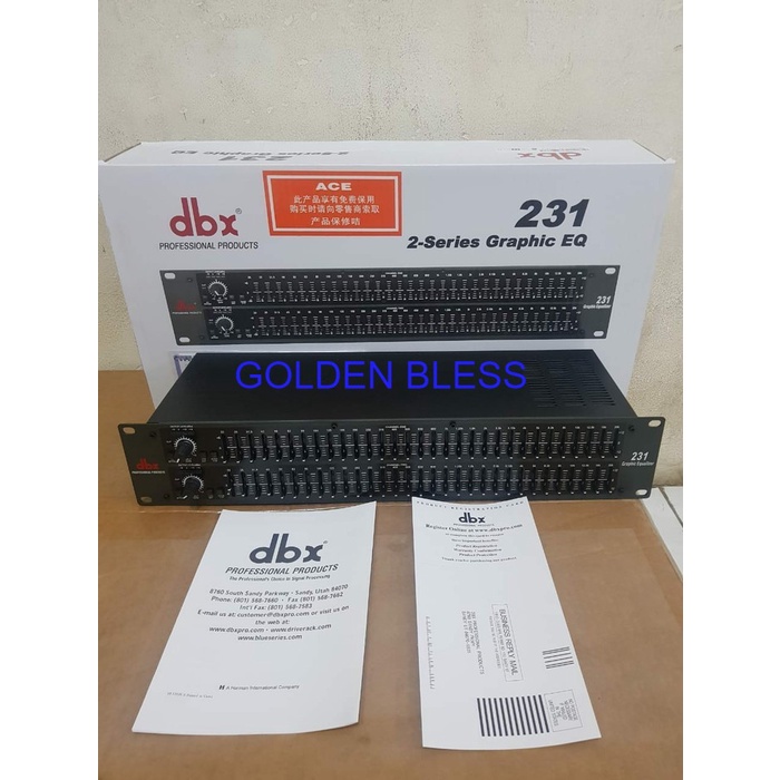 Jual DBX 231 equalizer black | Shopee Indonesia