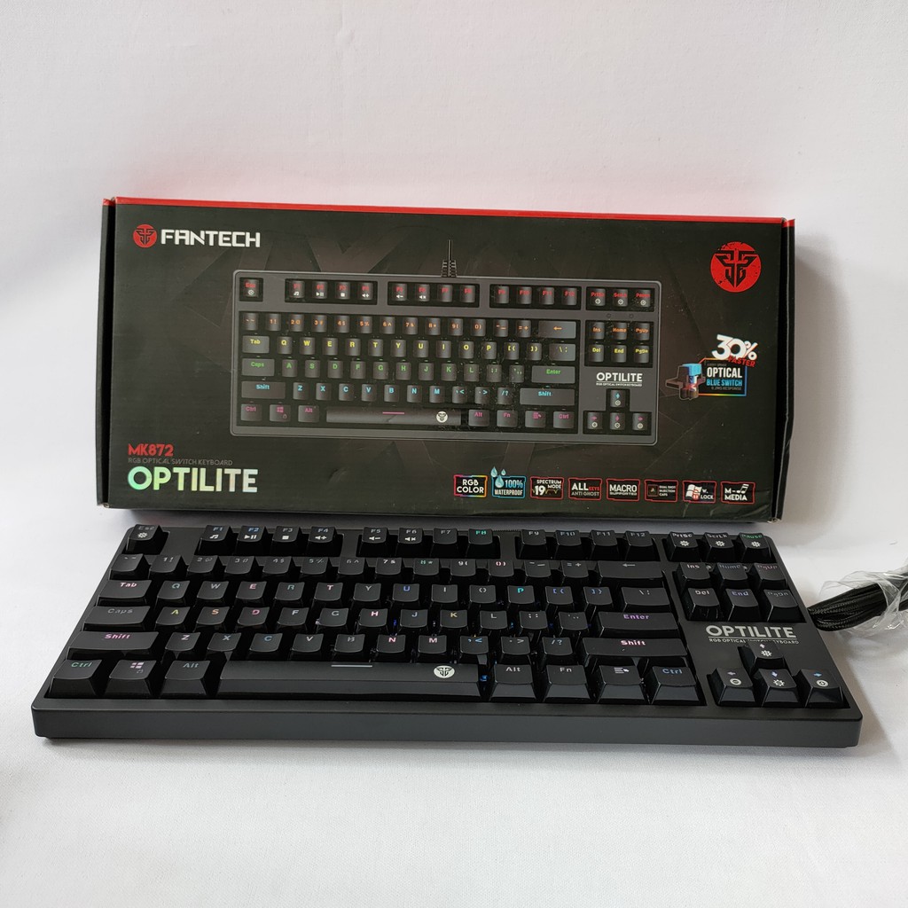 Jual Fantech Keyboard Gaming Optilite - MK872 | Shopee Indonesia