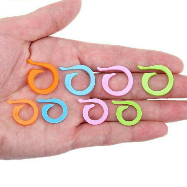 Jual PIN PENANDA RAJUT SPLIT RING 10PC | Shopee Indonesia