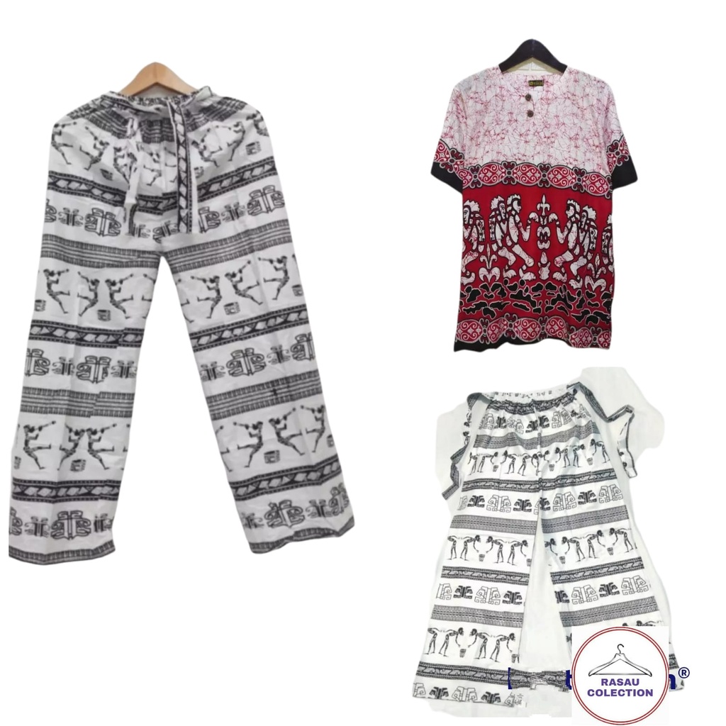 Jual Setelan Baju Dan Celana Etnik Asmad ATK Fourtwentyy Pria/Wanita (Unisex) | Shopee Indonesia