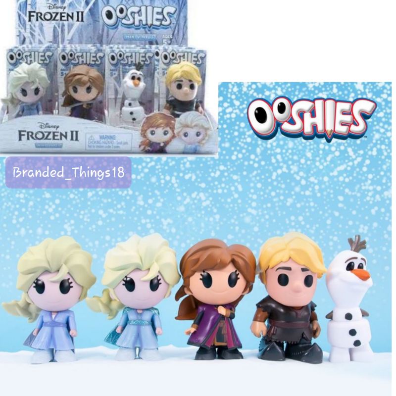 Jual OOSHIES VINYL DISNEY PRINCESS Rapunzel Elsa Anna Arendelle Kristof ...