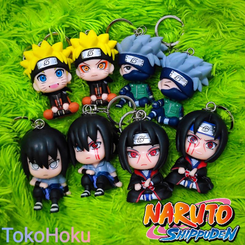 Jual Gantungan Kunci Naruto Shippuden Action Figure Chibi Keychain ...