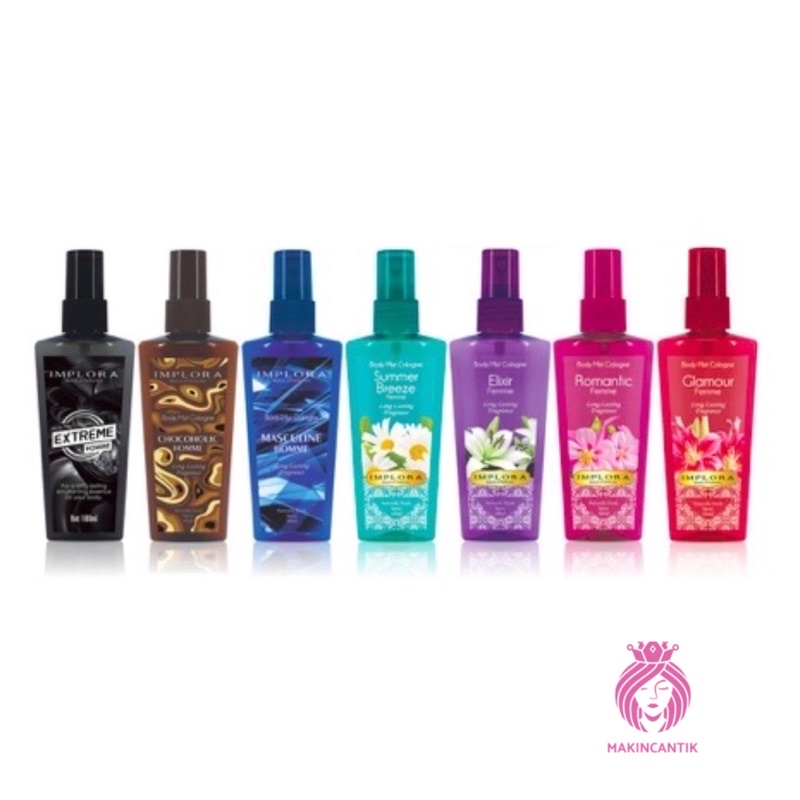Jual Implora Body Mist Cologne | Shopee Indonesia
