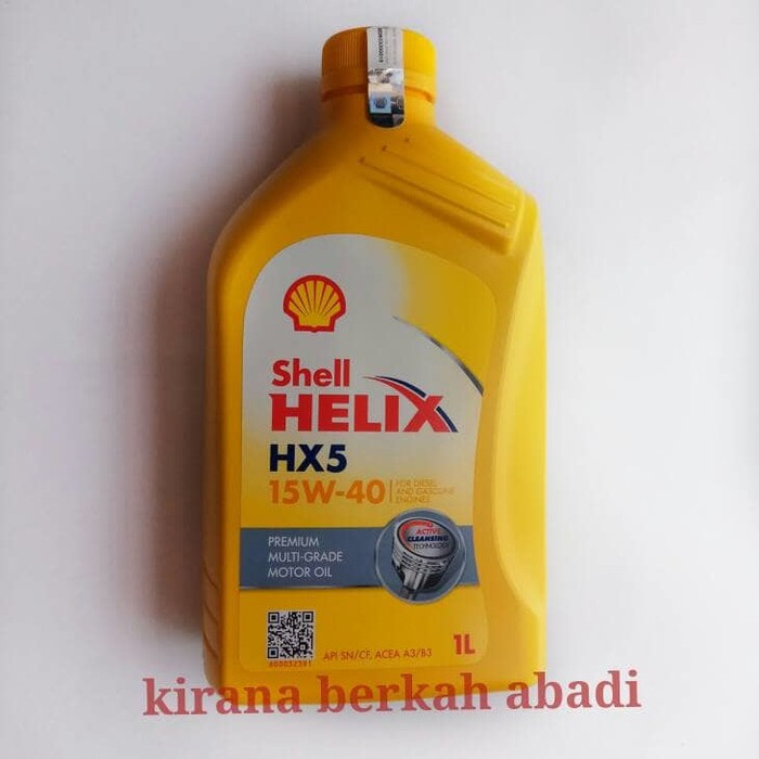 Jual SHELL HELIX HX5 15W40 1 L ORIGINAL | Shopee Indonesia