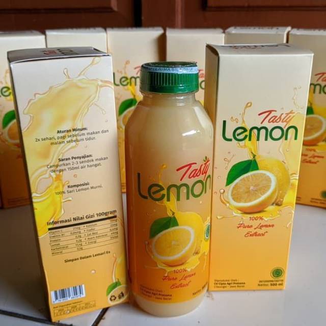 Jual LEMON EKSTRAK TASTY LEMON BIKIN MINUMAN SEHAT TANPA REPOT PERAS ...