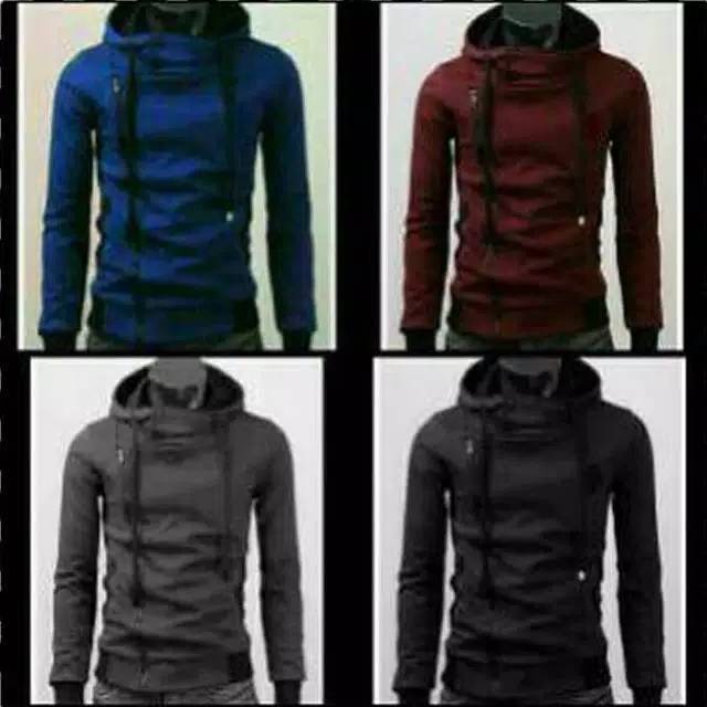 Jual jaket harakiri style polos (hitam,abu,merah,marun,biru) | Shopee ...