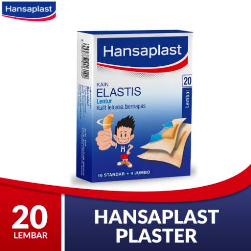 Jual Hansaplast Plaster Luka Kain Elastis 2 x 20 pcs | Shopee Indonesia