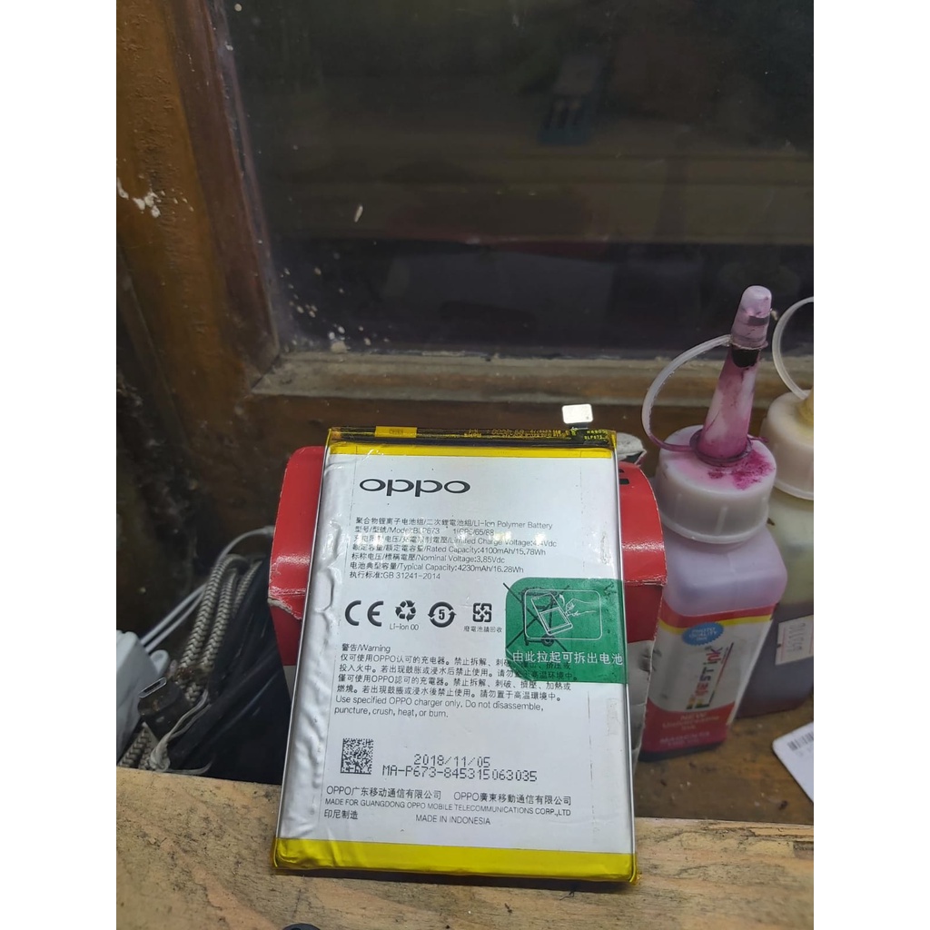 Jual Battery Original OPPO A3s | Shopee Indonesia