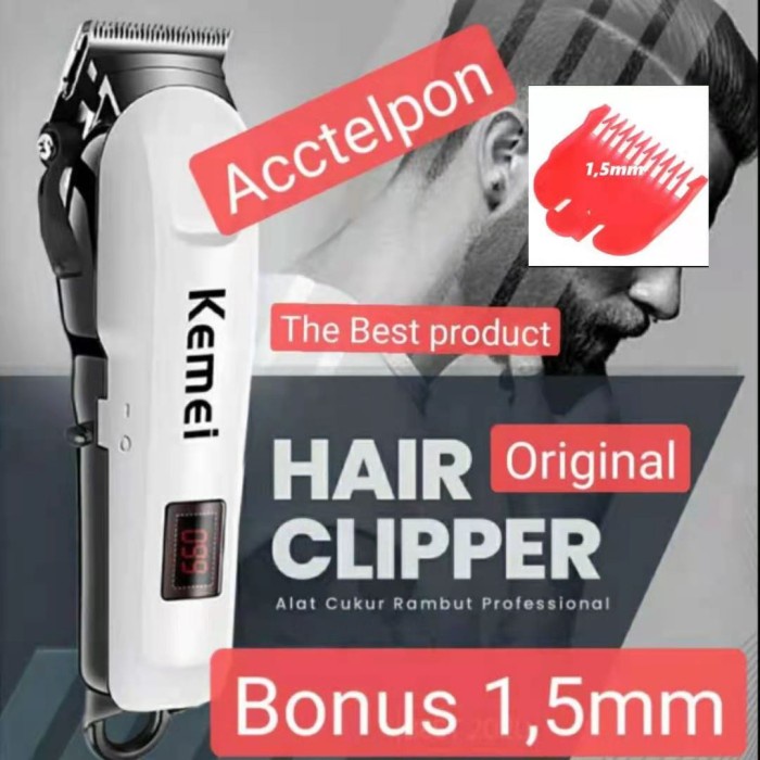 Jual CUKURALAT- HAIR CLIPPER KEMEI KM-809A ALAT MESIN CUKUR RAMBUT -ALAT-CUKUR. | Shopee Indonesia