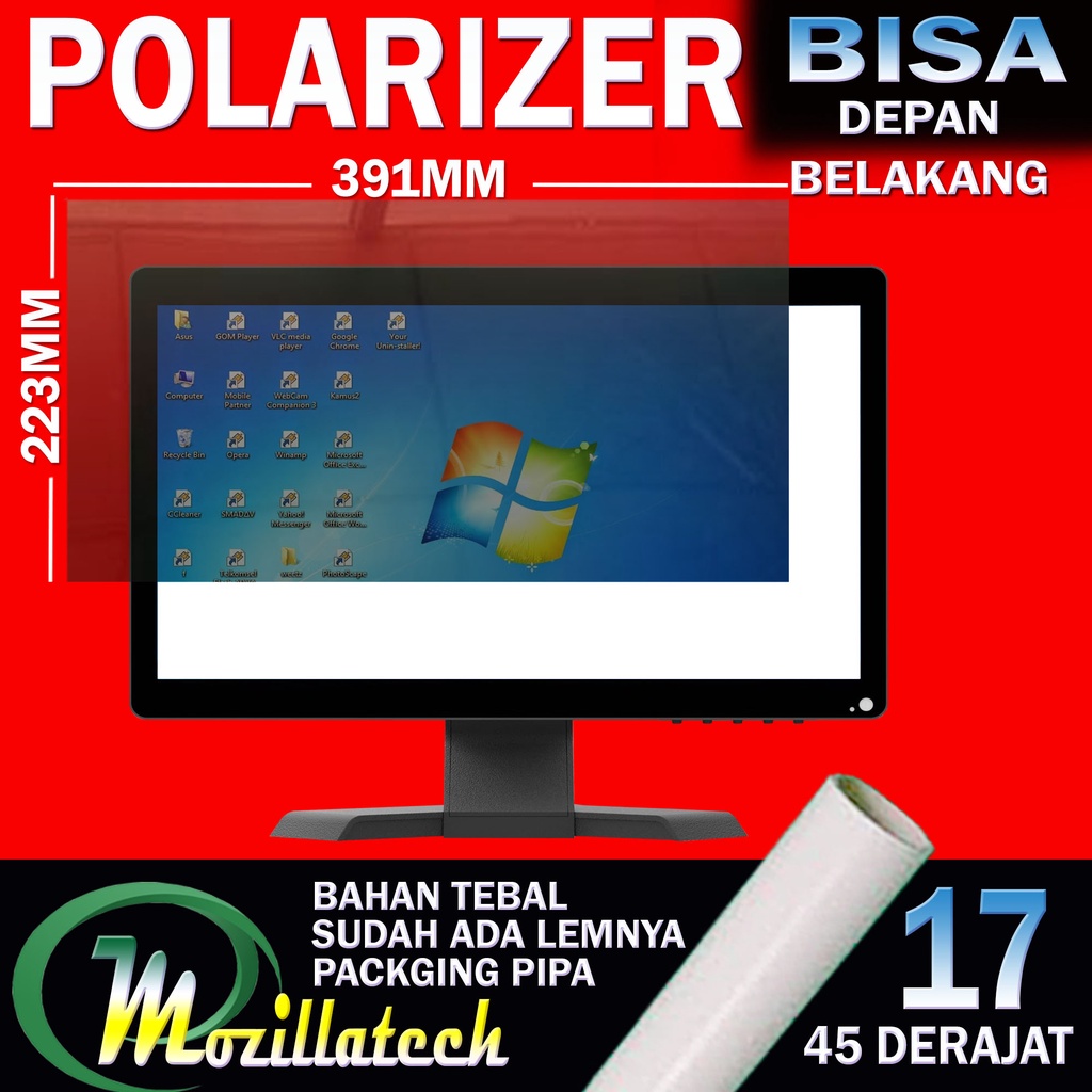 Jual POLARIZER MONITOR 17 IN PLASTIK POLARIS POLARIZER LCD MONITOR 17 ...