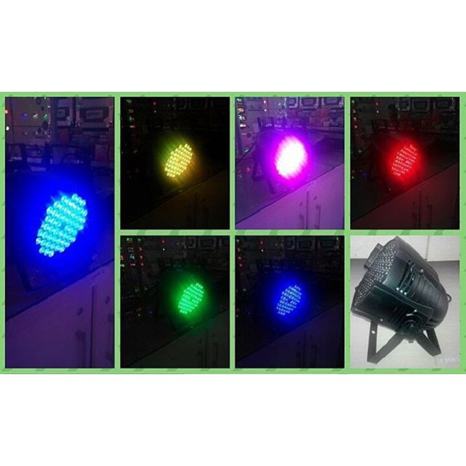 Jual Lampu Sorot Panggung RGB Stage Light FULL COLOUR 54pcs LED ...