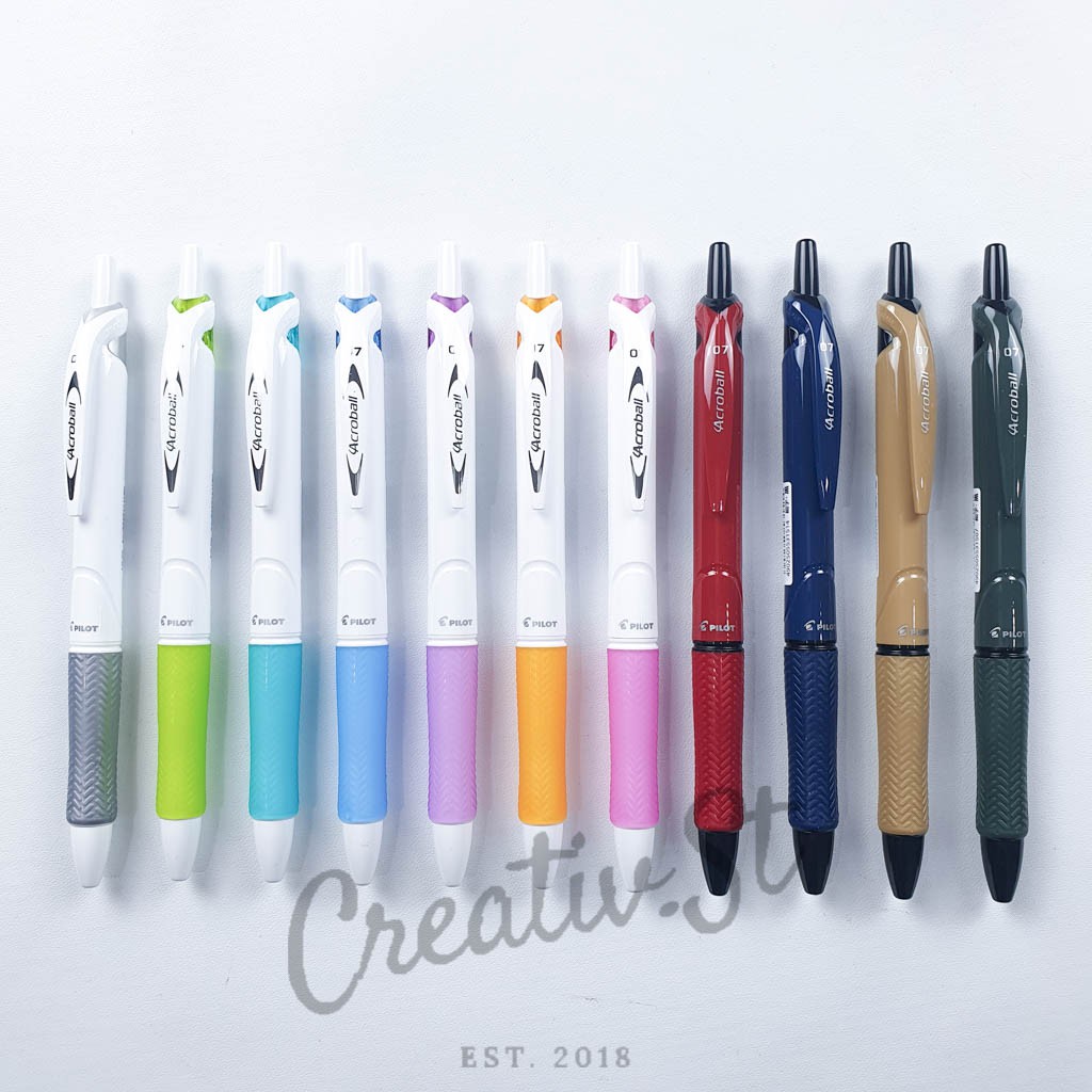 Jual Pilot Pen Acroball Pena Pulpen Gel Tinta Warna 0.7 Mm | Shopee ...