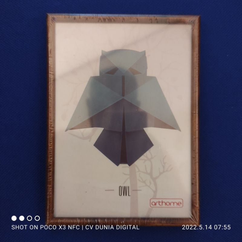 Jual Bingkai Foto Frame arthome 5 x 7 inch corak kayu | Shopee Indonesia
