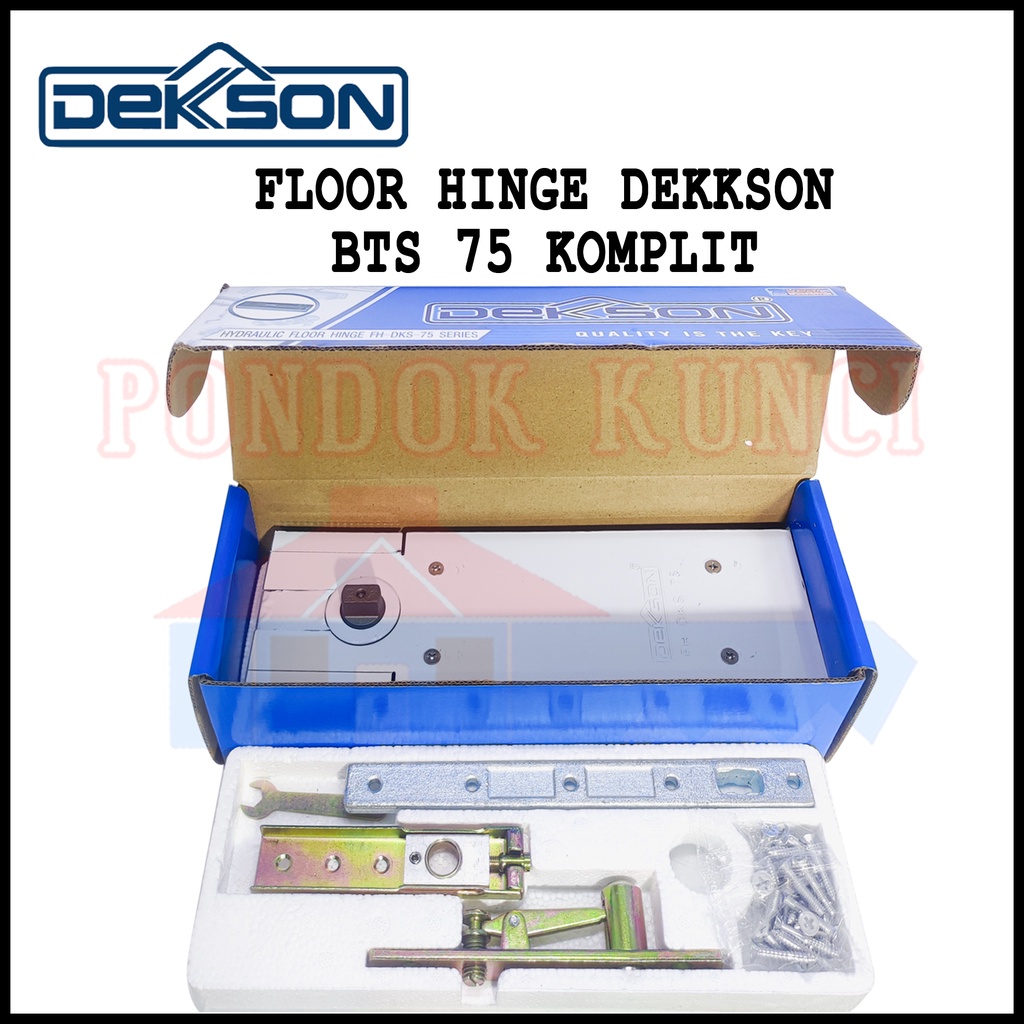 Jual Floor Hinge Dekkson BTS 75 Komplit Engsel Tanam Floor Spring Pintu ...