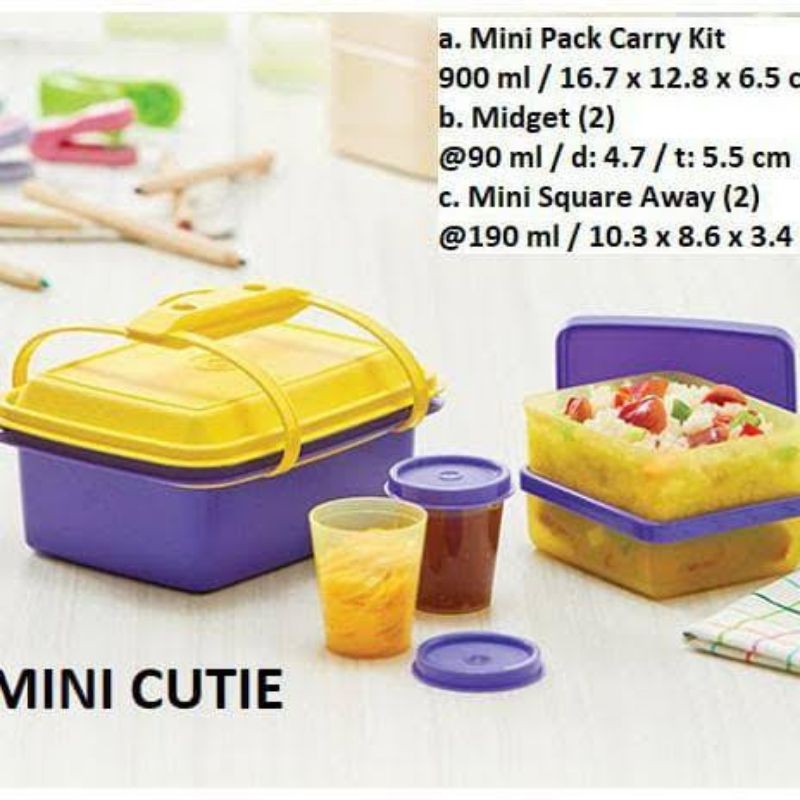 Jual mini cutie tupperware | Shopee Indonesia