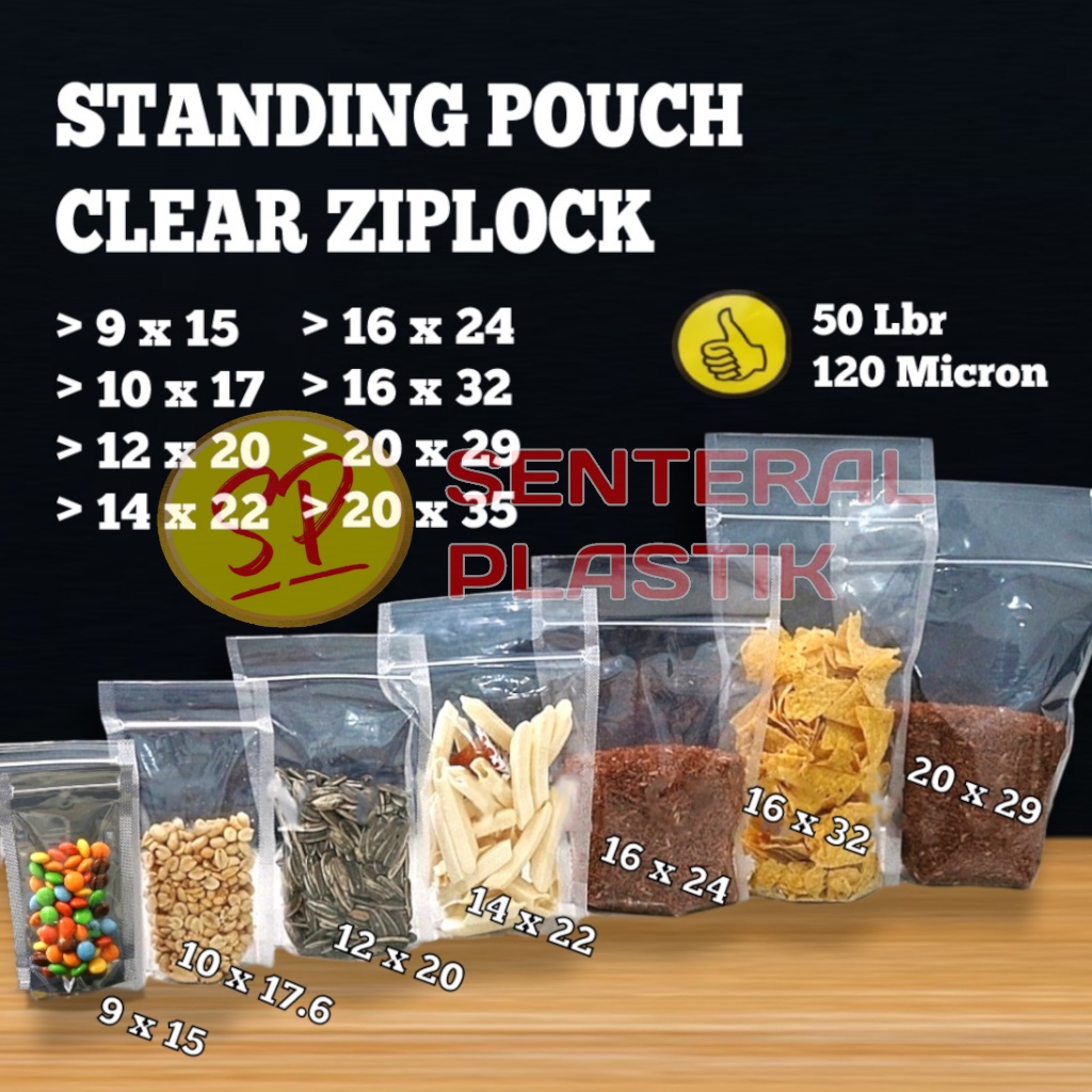 Jual Standing Pouch Ready All Size / Plastik STP Semua Ukuran ...
