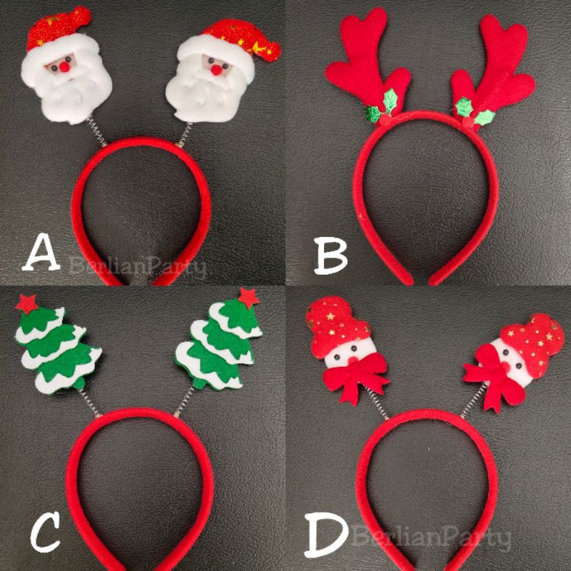 Jual Bando Natal / Bando Merry Christmas / Bandana Natal | Shopee Indonesia
