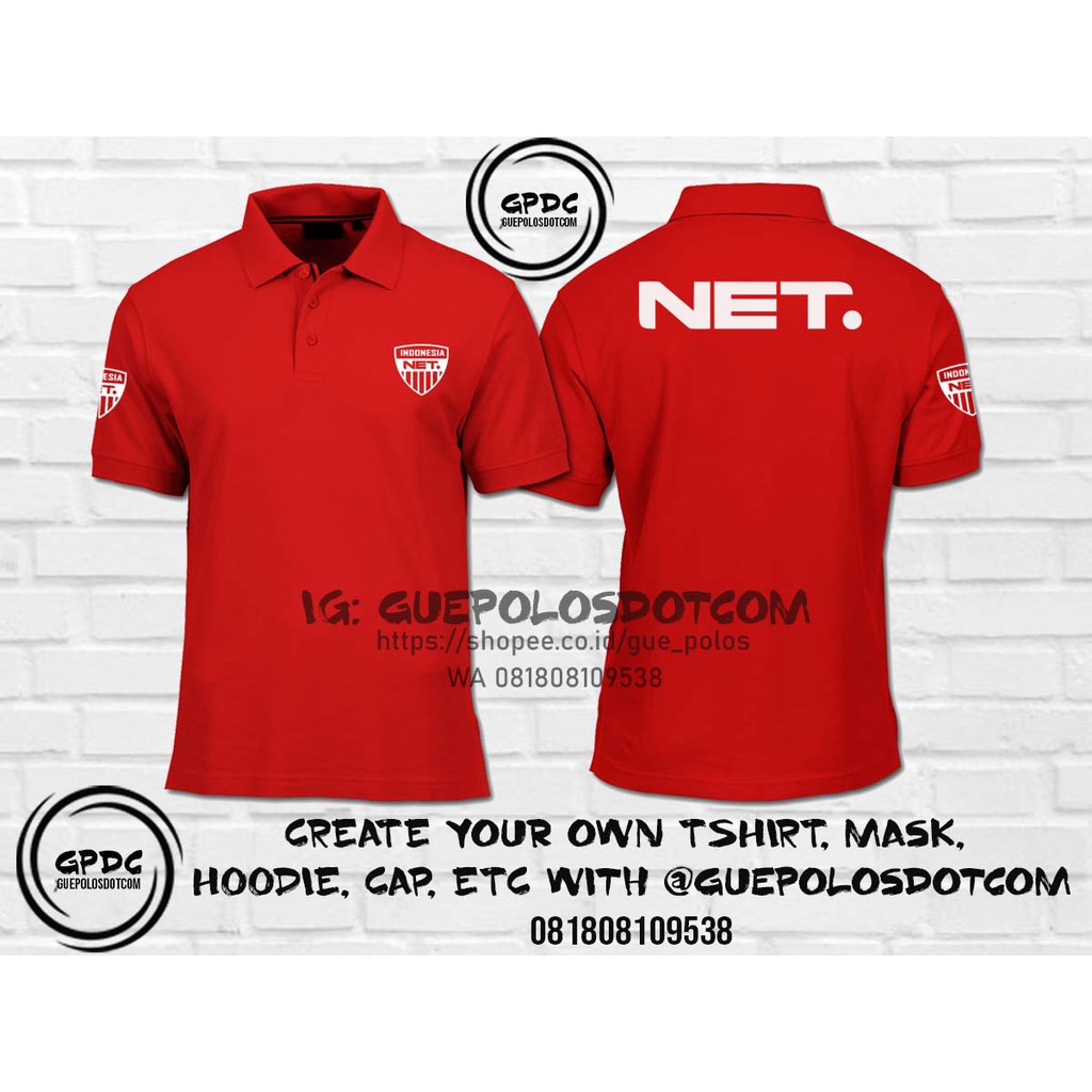 Jual Poloshirt NET TV - Kaos Polo NET TV - Kaos NET TV - Polo Stasiun ...