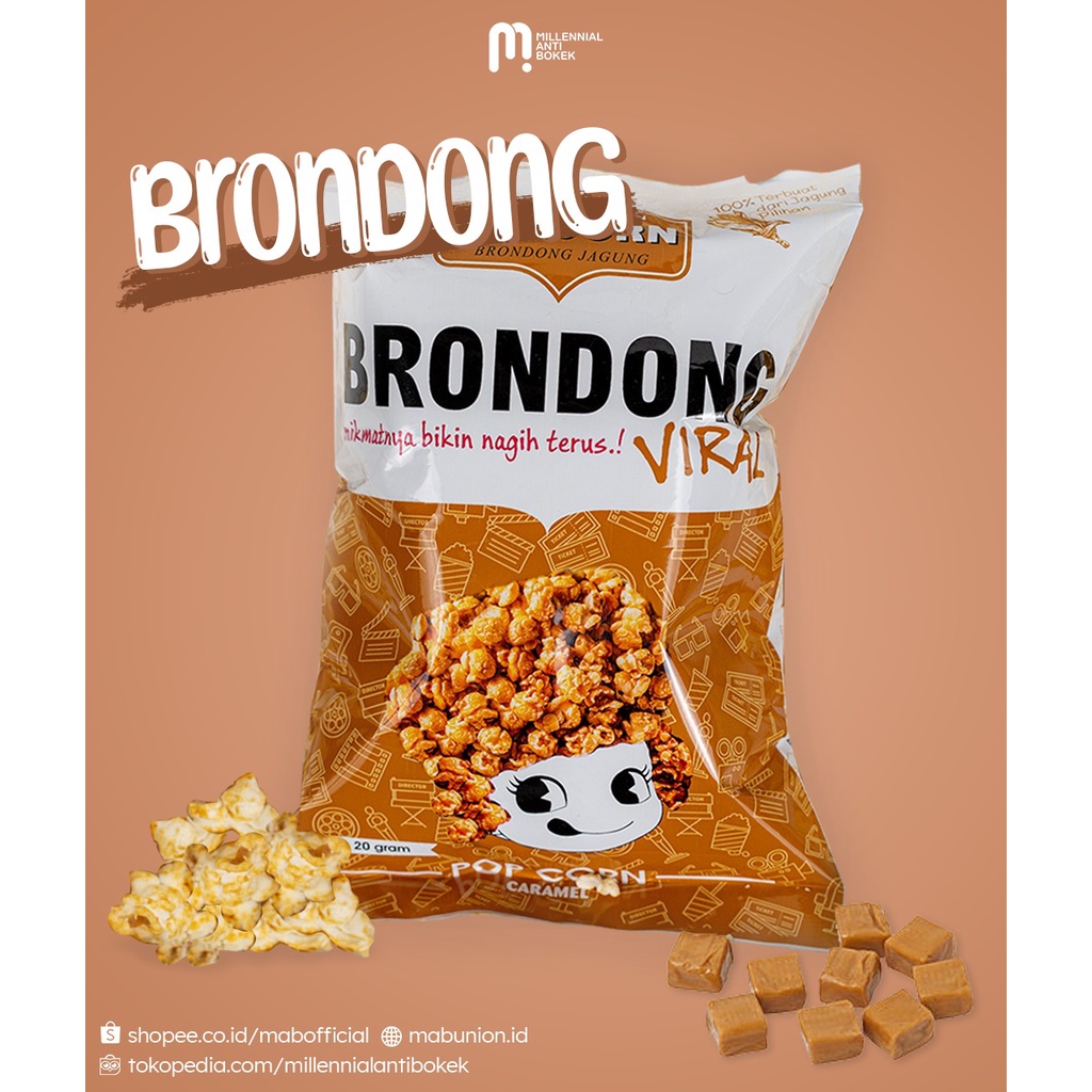 Jual Popcorn Brondong VIRAL (1pack isi 10pcs) | Shopee Indonesia