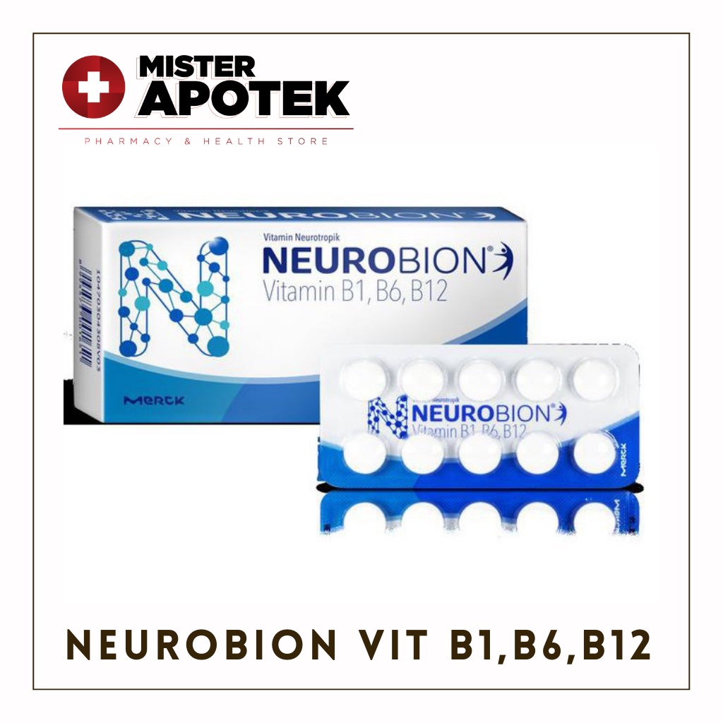 Jual NEUROBION Biru 1 STRIP ISI 10 TABLET (PUTIH) | Shopee Indonesia