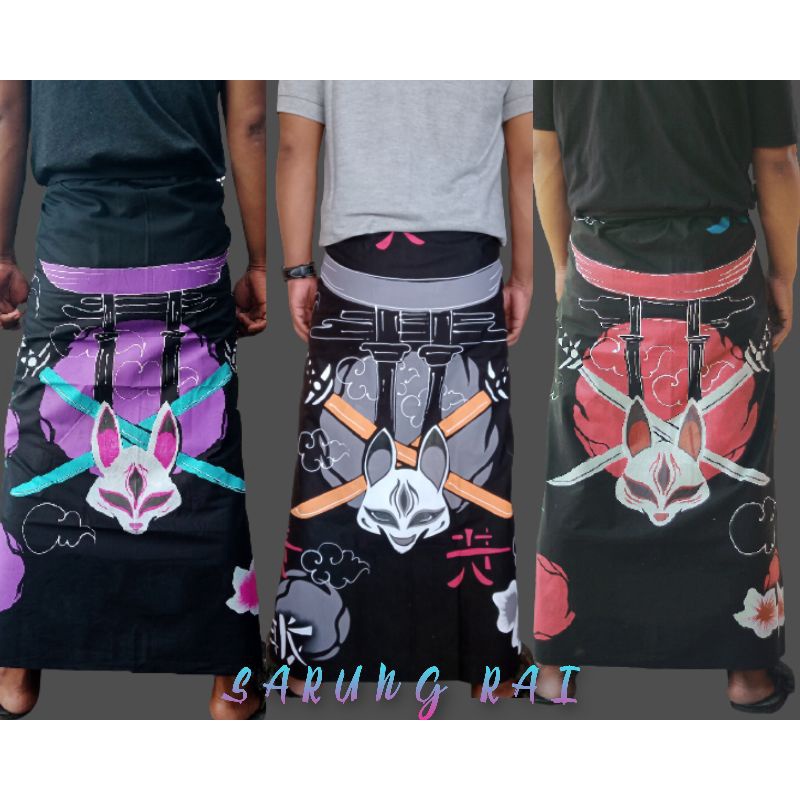 Jual SARUNG LUKIS RAI X SARUNG LUKIS SHINOBI SARUNG BATIK MURAH SARUNG ...