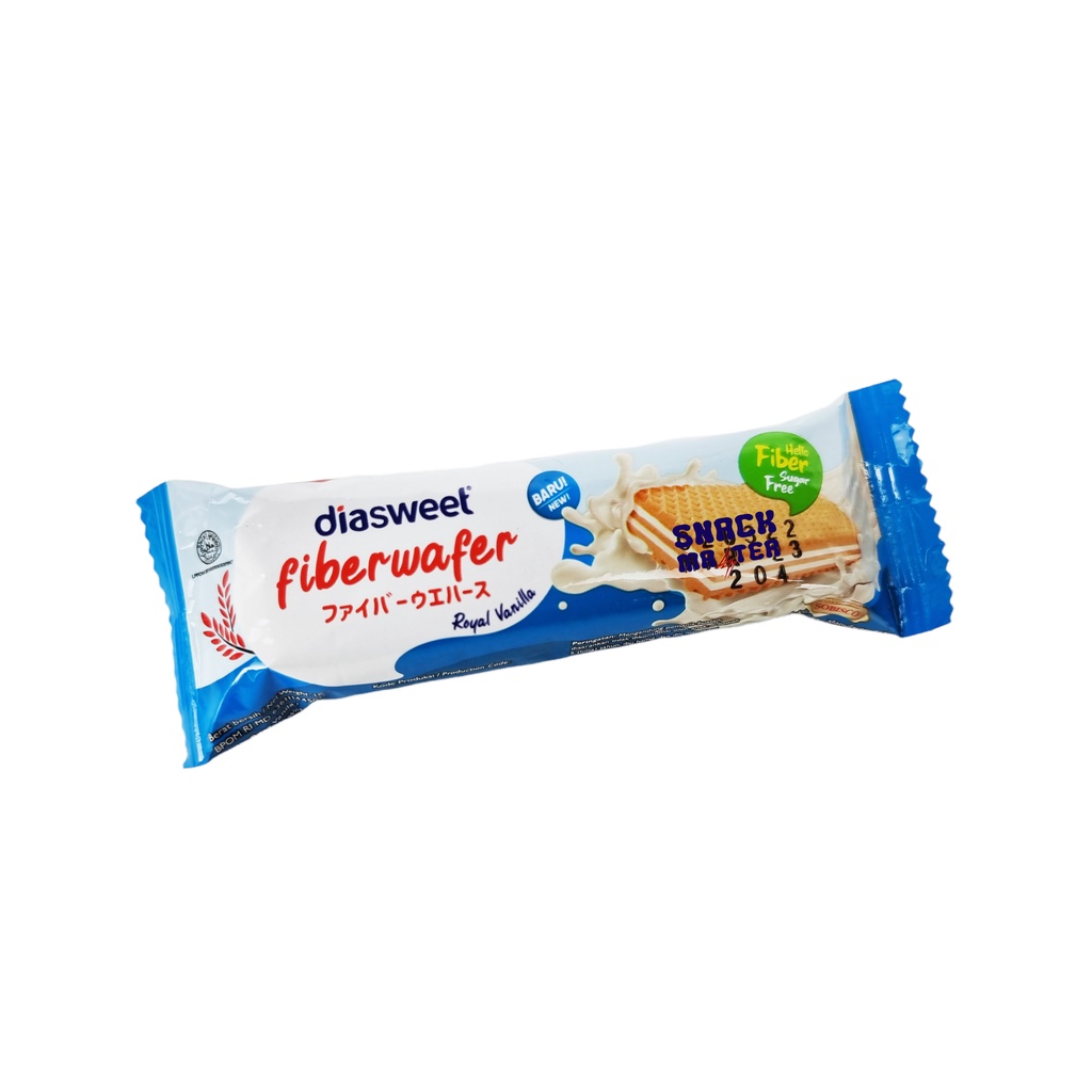 Jual Diasweet Fiber Wafer High Fiber Sugar Free - Netto 18gr | Shopee ...