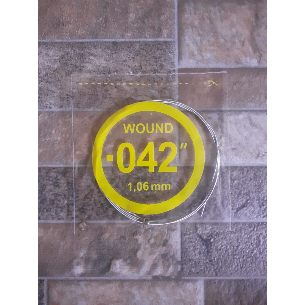 Jual Senar Gitar Plain Senar 6 ukuran 042 (satuan) | Shopee Indonesia