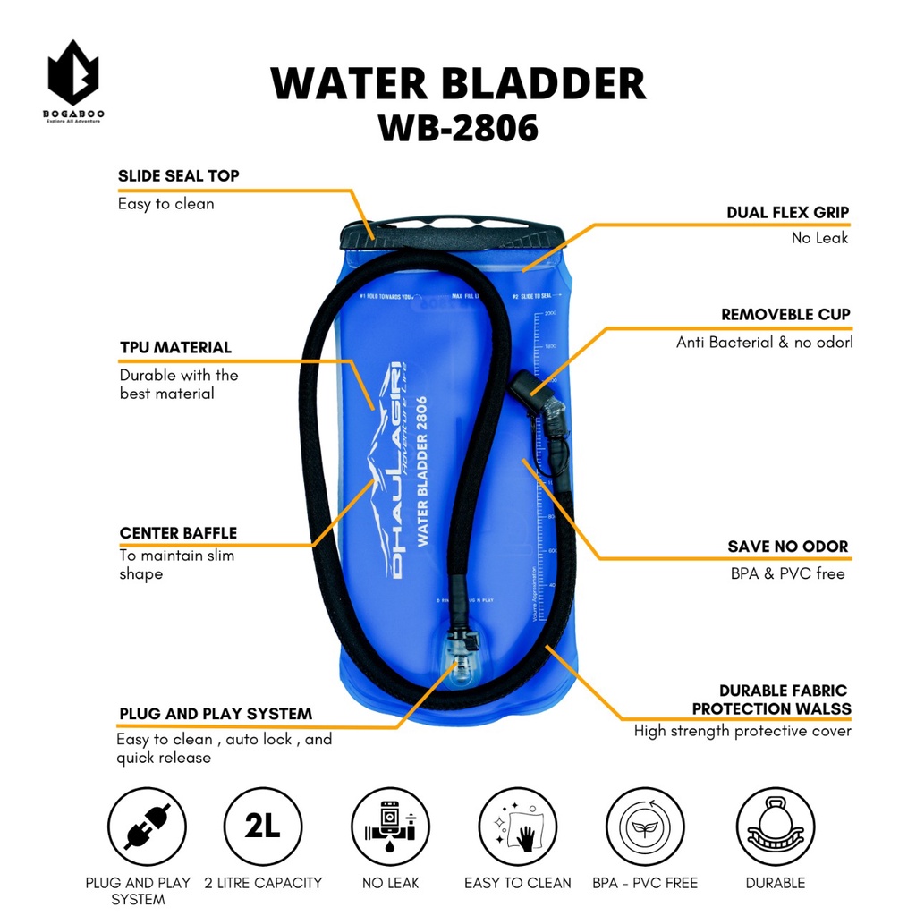 Jual COD AJA Dh waterbladder 2806 dhaulagiri - waterblader - water ...