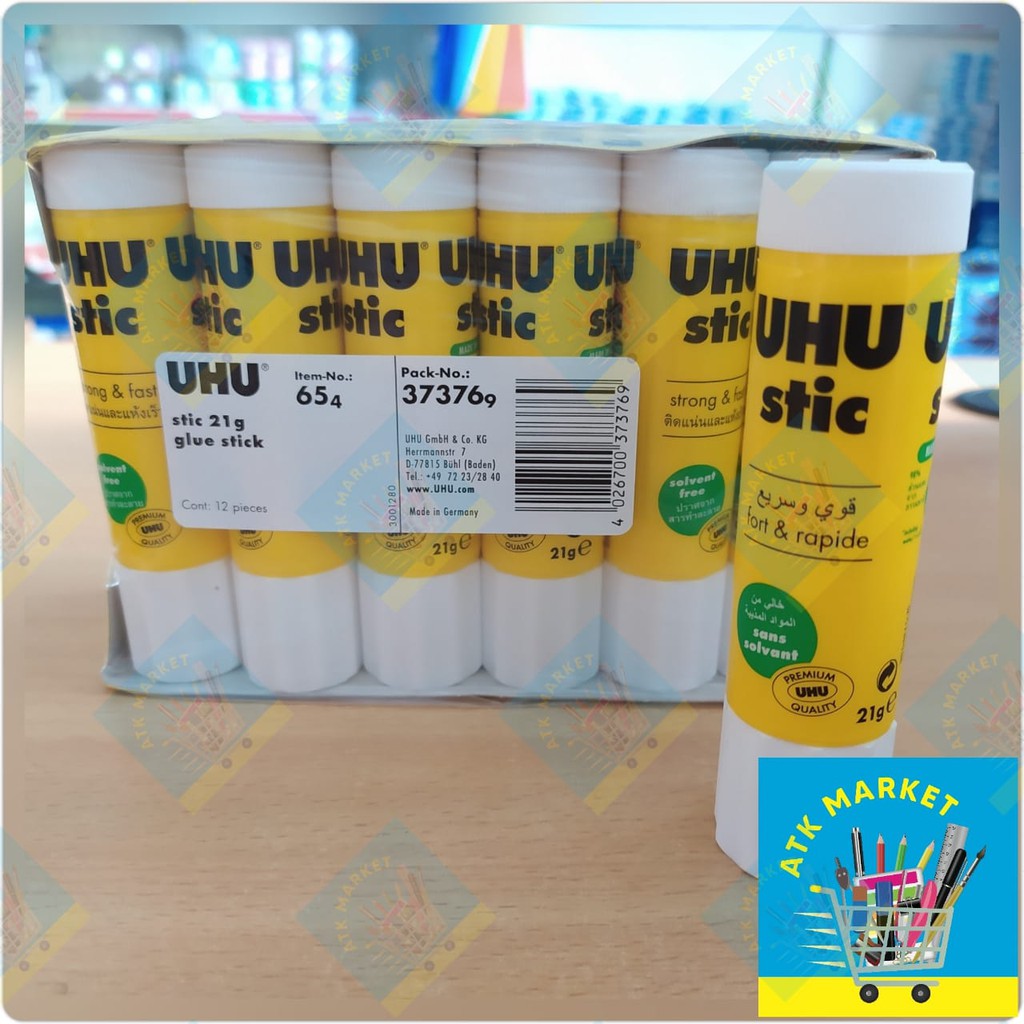 Jual Lem Stick / Glue Stic / Glue Stick / Lem Stik UHU® 8gr kecil ...