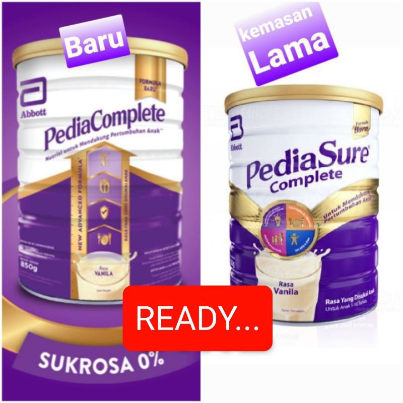 Jual Pediasure complete 850/pedia complete 850gr/pediasure 850 | Shopee ...