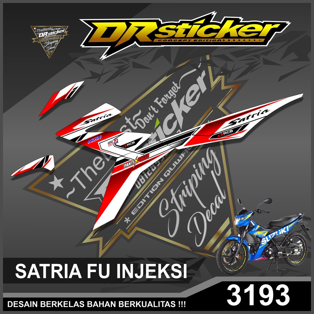 Jual 3193 Sticker Skotlet Striping Variasi Satria Fi 150 Injeksi Desain ...