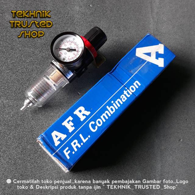 Jual Air filter regulator control angin 1/4" Auto drain AIRTAC | Shopee ...