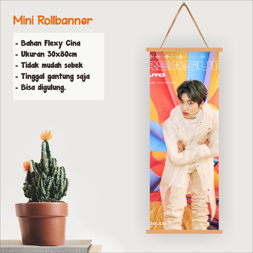 Jual MINI ROLL BANNER TREASURE HARUTO | Shopee Indonesia