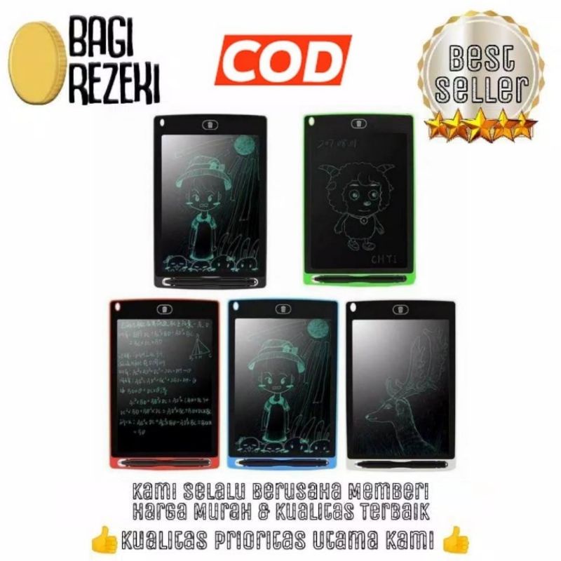 Jual LCD drawing writing tablet 8.5/papan tulis gambar | Shopee Indonesia
