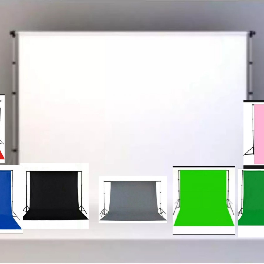 Jual Kain background hijau stabilo 100 GSM | Shopee Indonesia