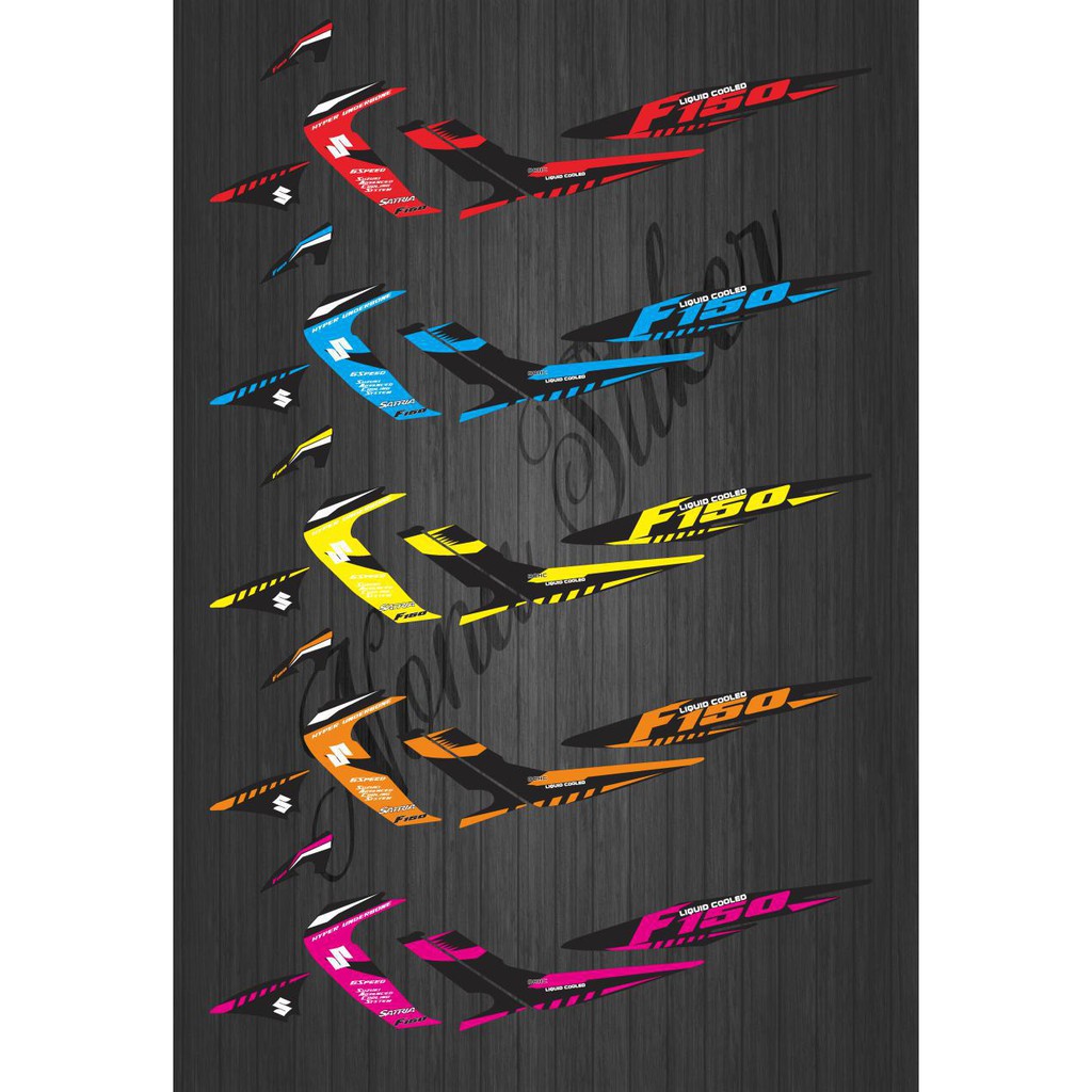 Jual STIKER STRIPING DECAL SATRIA BARONG F150 HTM | Shopee Indonesia
