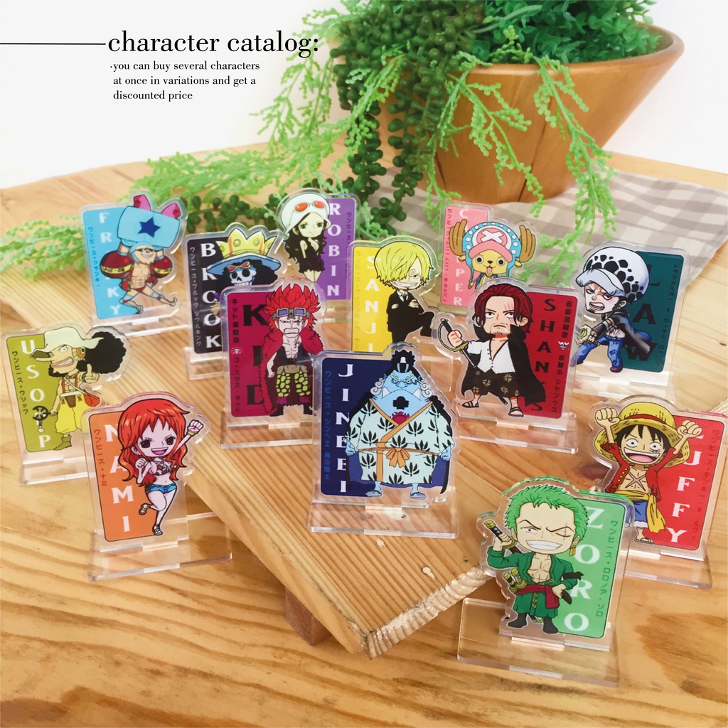 Jual Stand Figure Mini Acrylic Anime One Piece | Standee Custom Design ...