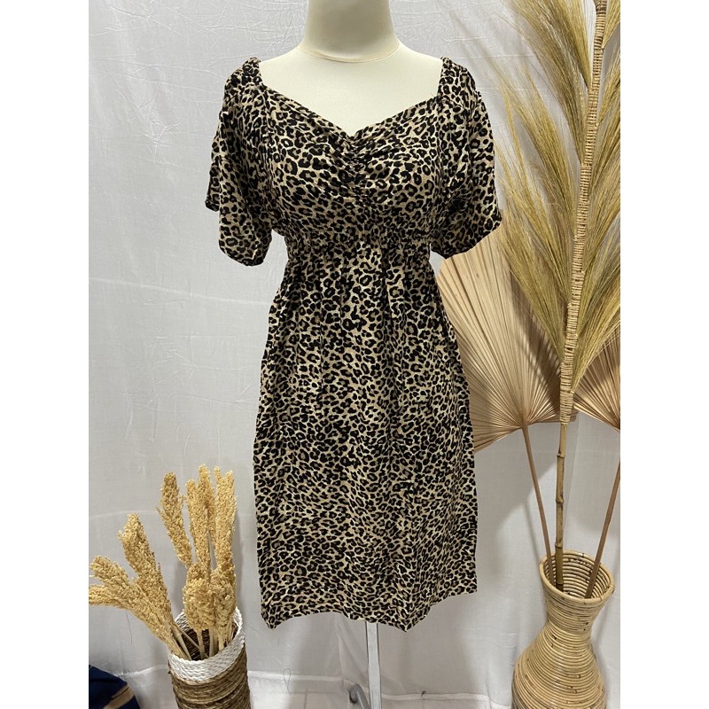 Jual pusat fashion wanita terlaris DASTER ZHARA MOTIF MACAN | Shopee ...