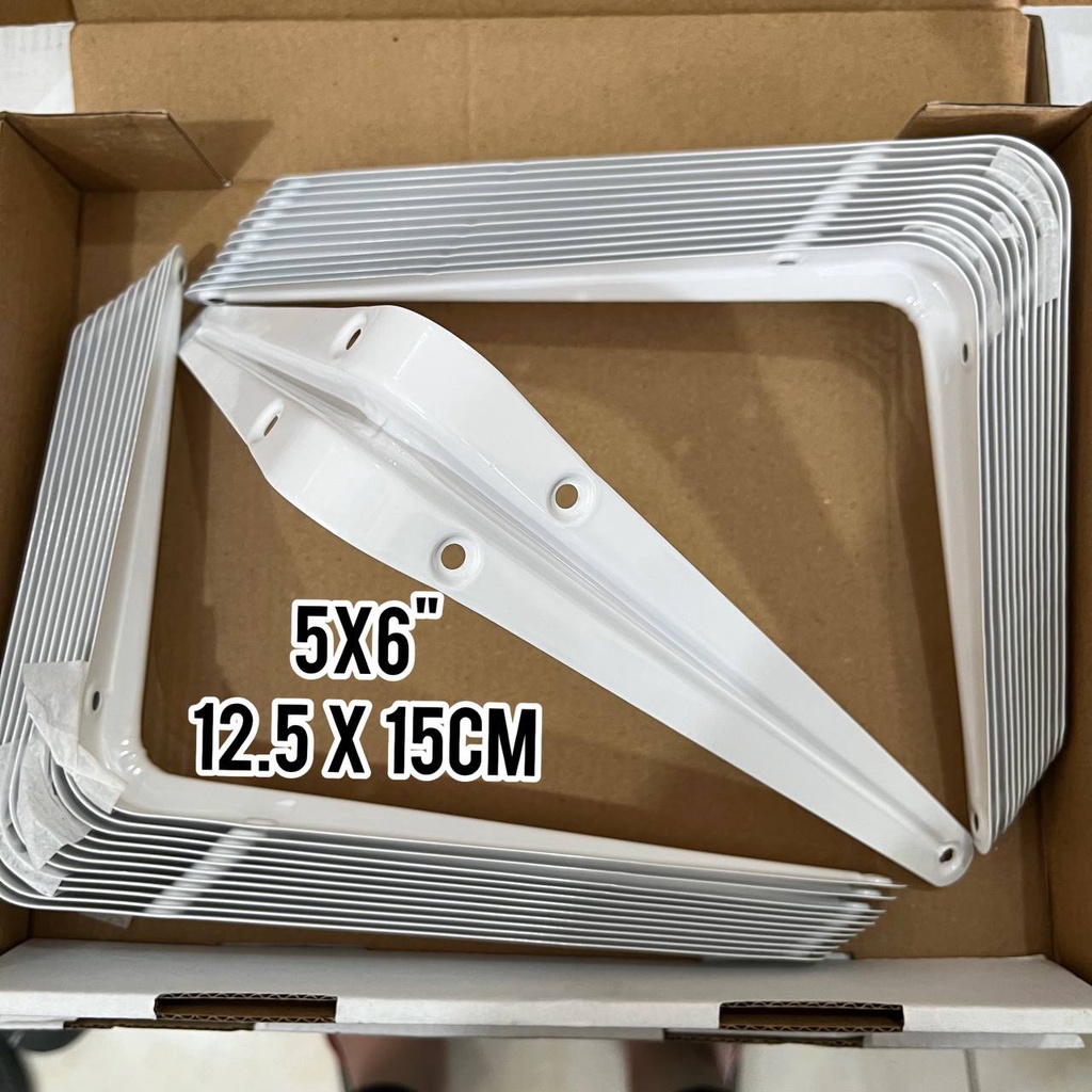 Jual SIKU RAK BESI SOKONG TEBAL 5X6 INCH / 12.5X15 CM / SHELF BRACKET ...