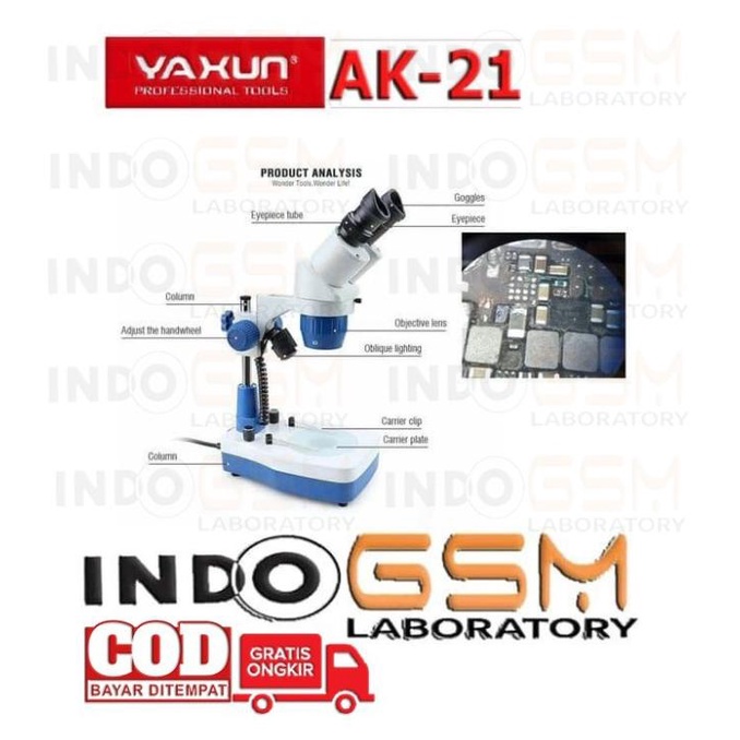 Jual Microscope Yaxun Ak21 / Microscope Murah / Mikroskop | Shopee Indonesia