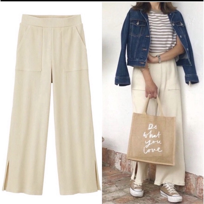 Jual Kulot Ribben knit ukuran M | Shopee Indonesia