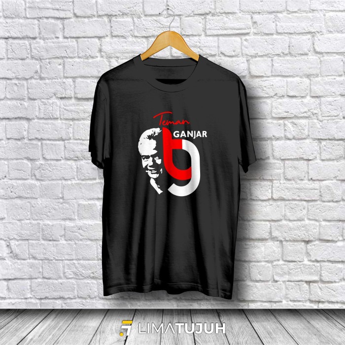 Jual Kaos Teman Ganjar Desain Baju Distro Bahan Premium (TSF) | Shopee Indonesia