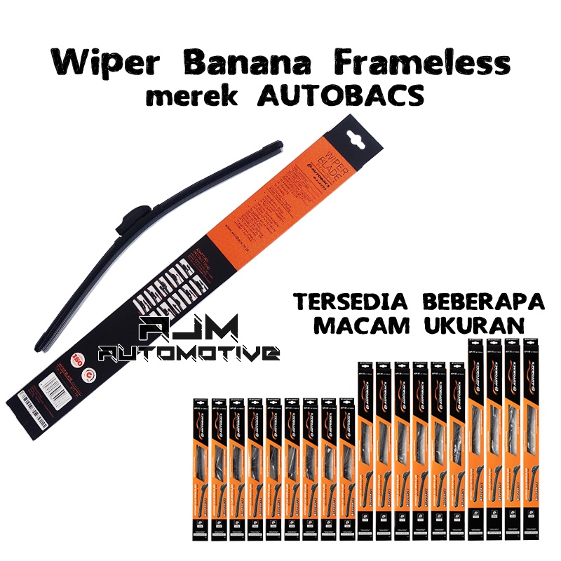 Jual Wiper Blade Mobil Frameless Wiper Pisang Autobacs (12"-28") | Shopee Indonesia