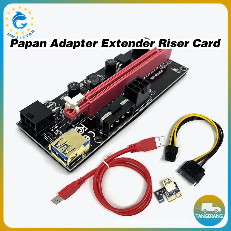 Jual Usb 30 Gpu Dengan 6 Pin Interface Papan Ekstender Pci E Riser 4781