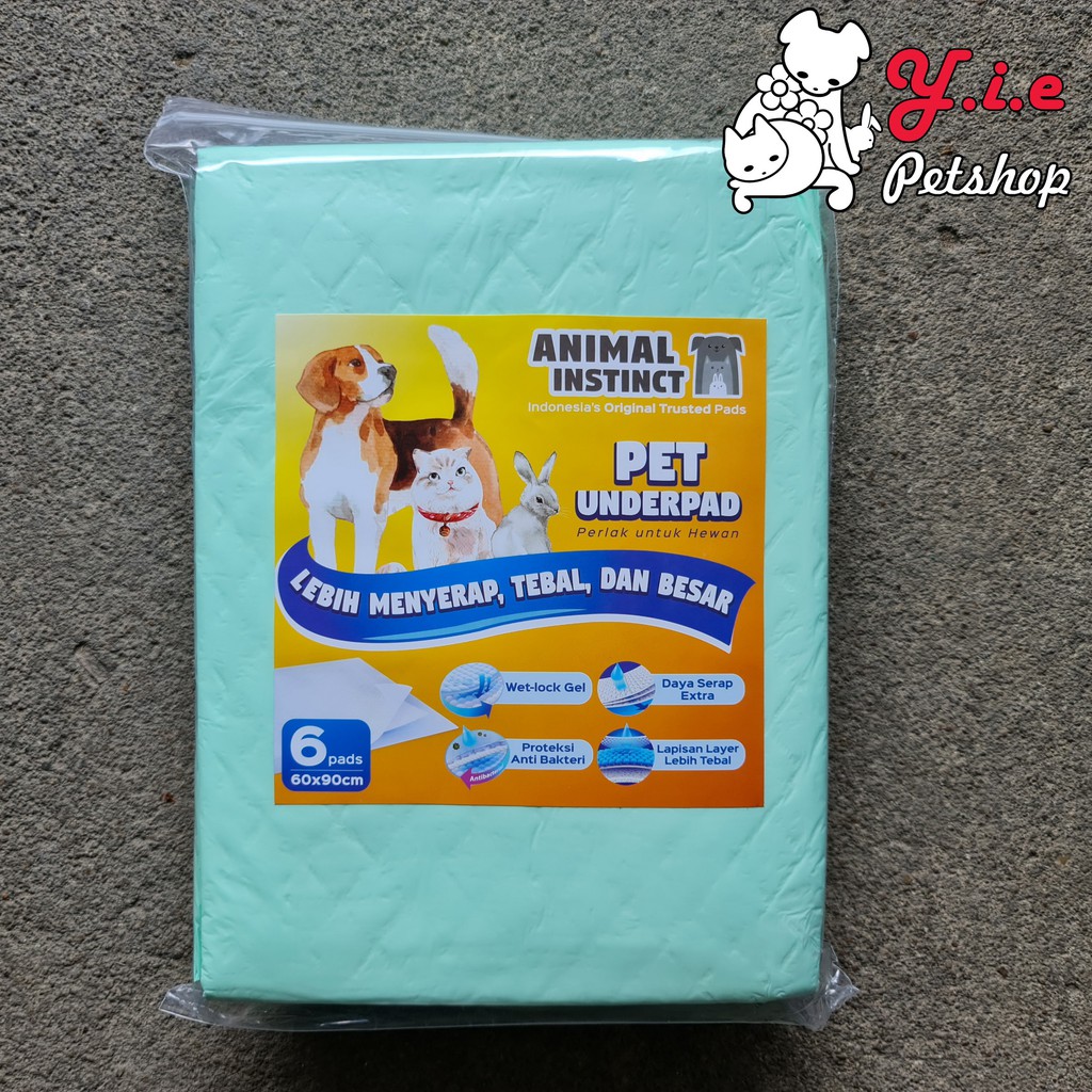 Jual Under pad ANIMAL INSTINCT uk 60 x 90 cm ( 1 BUNGKUS ) | Shopee ...
